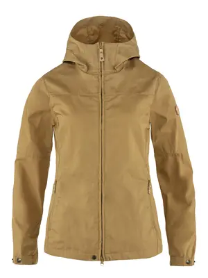 Fjallraven Fjällräven Stina Hooded Water Resistant Jacket Buckwheat Brown