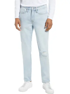 FRAME FRAME L'homme Skinny Fit Jeans Sugarcane Rips