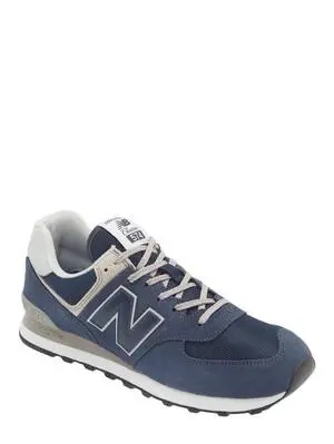 NEW BALANCE 574 Classic Sneaker Navy/ White