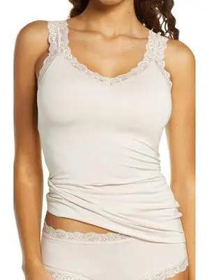 Fleur't Iconic Lace Trim Camisole - Champagne