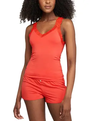 Fleur't Fleur'T Iconic Lace Trim Camisole Goji