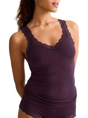 Fleur't Fleur'T Iconic Lace Trim Camisole Vino