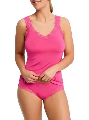Fleur't Fleur'T Iconic Lace Trim Camisole Watermelon
