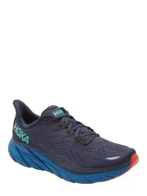 HOKA HOKA Clifton 8 Running Shoe Outer Space / Vallarta Blue