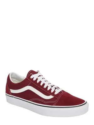 VANS Vans Old Skool Sneaker Burgundy/ True White
