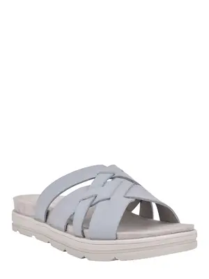 Easy Spirit Easy Spirit Star Slide Sandal Dusty Blue Synthetic