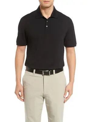 Cutter & Buck Advantage Tri-blend Piqué Polo - Black