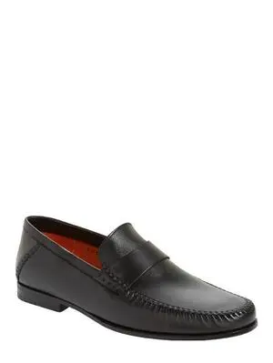 Santoni Paine Loafer - Black