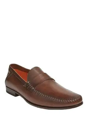 Santoni Paine Loafer - Brown