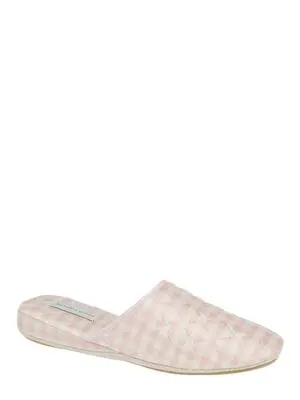 PATRICIA GREEN Sari Slipper - Pink Silk Fabric