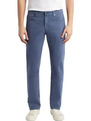 Ag Slim Straight Stretch Sateen Pants Pacific Midnight