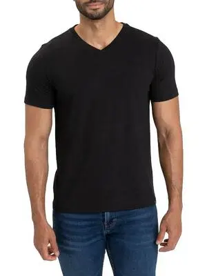 THREADS 4 THOUGHT Slim Fit V-neck T-shirt - Black