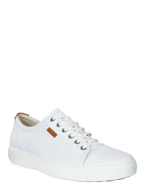 Ecco ECCO Soft 7 Lace-Up Sneakers White