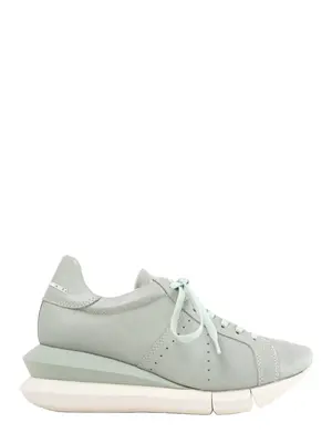 PALOMA BARCELO Paloma Barcelo Alenzon Wedge Sneakers Pastel Blue/ Jadite