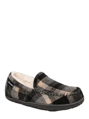 Minnetonka Minnetonka Tempe Slipper Black-grey Plaid