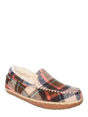 Minnetonka Tempe Slipper - Brown Autumn Plaid