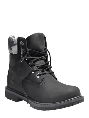 Timberland Timberland Premium Waterproof Lug Sole Boots Black Leather