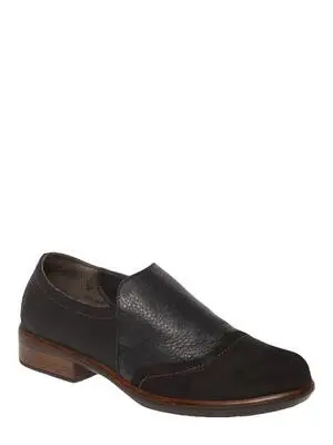 Naot Angin Loafer - Black/coal Leather