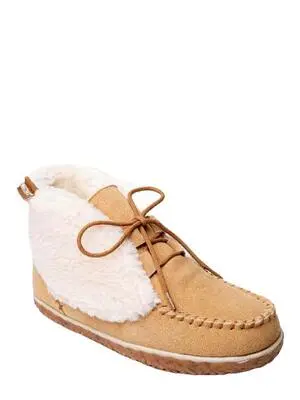 Minnetonka Torrey Faux Fur Lined Slipper Bootie - Cinnamon Multi