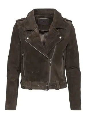 Blanknyc BLANKNYC Suede Moto Jacket Asphalt