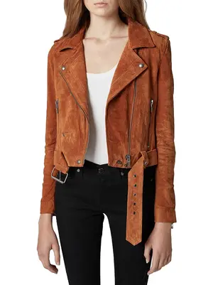 Blanknyc Suede Moto Jacket - El Dorado
