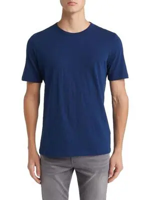 Theory Essential In Cosmos Slub Cotton Tee Blueberry