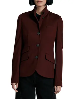 Rag & Bone Rag & Bone Slade Wool Blazer Burgundy