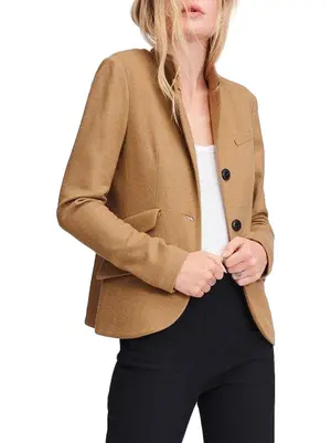 Rag & Bone Rag & Bone Slade Wool Blazer Dark Camel