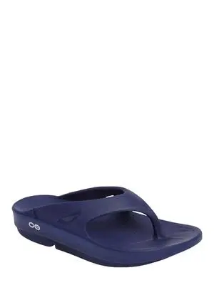 OOFOS Ooriginal Sporty Thong Sandal - Navy