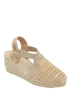 TONI PONS Toni Pons Terra Espadrille Wedge Sandal Natural