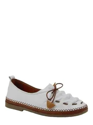 SPRING STEP SHOES Berna Flat - White Leather