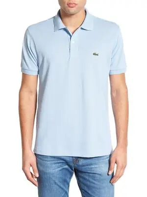 Lacoste Regular Fit Piqué Polo - Light Blue