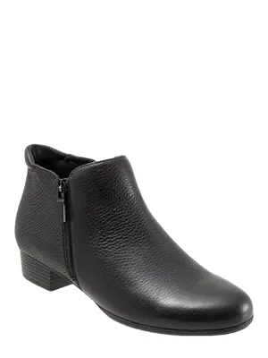 Trotters Trotters Major Bootie Black Combo Leather