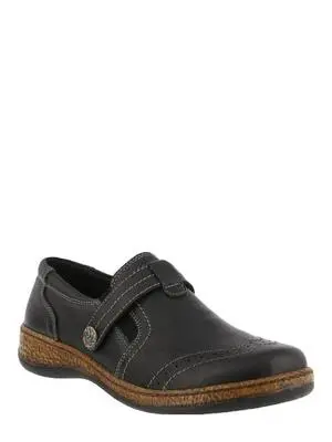 SPRING STEP SHOES Spring Step Smolqua Loafer Black Leather