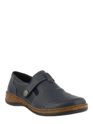 SPRING STEP SHOES Spring Step Smolqua Loafer Navy Leather