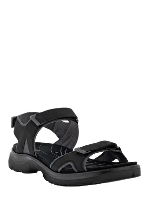 Ecco ECCO Yucatan Sandal Black Nubuck Leather
