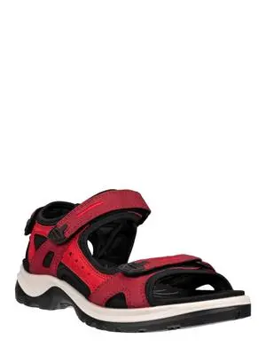 Ecco Yucatan Sandal - Brick/ Chili Red