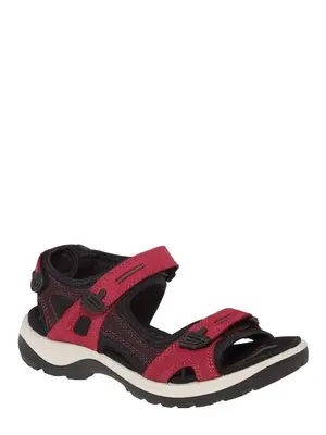 Ecco ECCO Yucatan Sandal Sangria/ Fig Nubuck