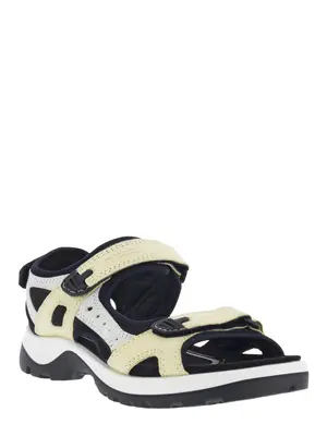 Ecco ECCO Yucatan Sandal Straw/ Shadow White