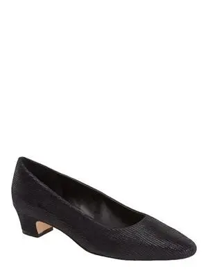 Vaneli VANELi Astyr Almond Toe Pump Navy Mini Lizard Print