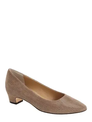 Vaneli VANELi Astyr Almond Toe Pump Taupe Mini Lizard Print