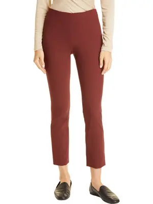 Vince Mid-Rise Stitch Front Seam Leggings Dk Jasper