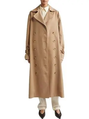 TOTEME Signature Trench Coat - Khaki