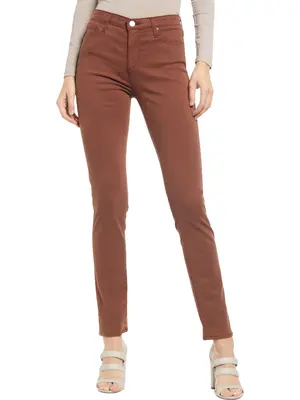 Ag AG The Prima Cigarette Leg Skinny Jeans Dark Walnut
