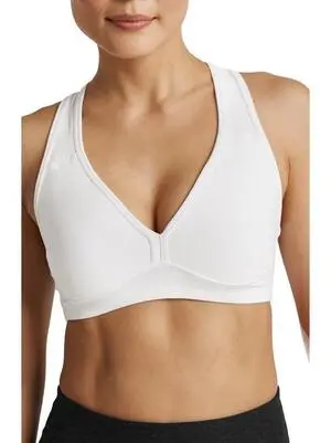 Beyond Yoga Lift Your Spirits Sports Bra - Cloud White
