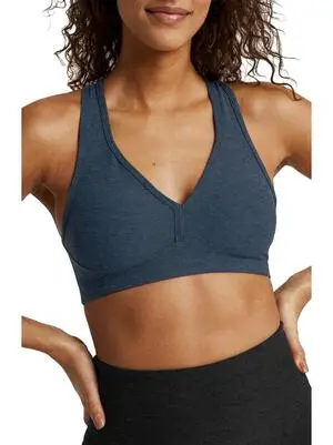 Beyond Yoga Lift Your Spirits Sports Bra - Nocturnal Navy