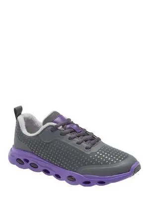 ARA Ara Montclair Lace Up Sneakers Graphite/purple