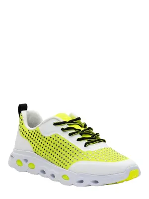 ARA Ara Montclair Lace Up Sneakers Neon Yellow