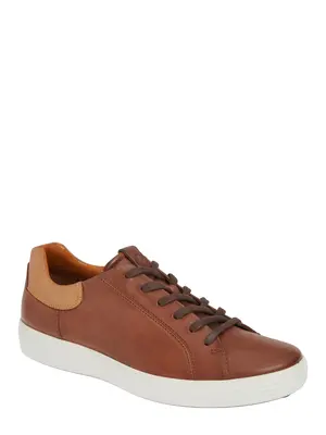 Ecco ECCO Soft 7 Sneaker Mahogany Leather