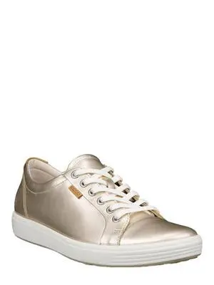Ecco Soft 7 Sneaker - Pure White Gold